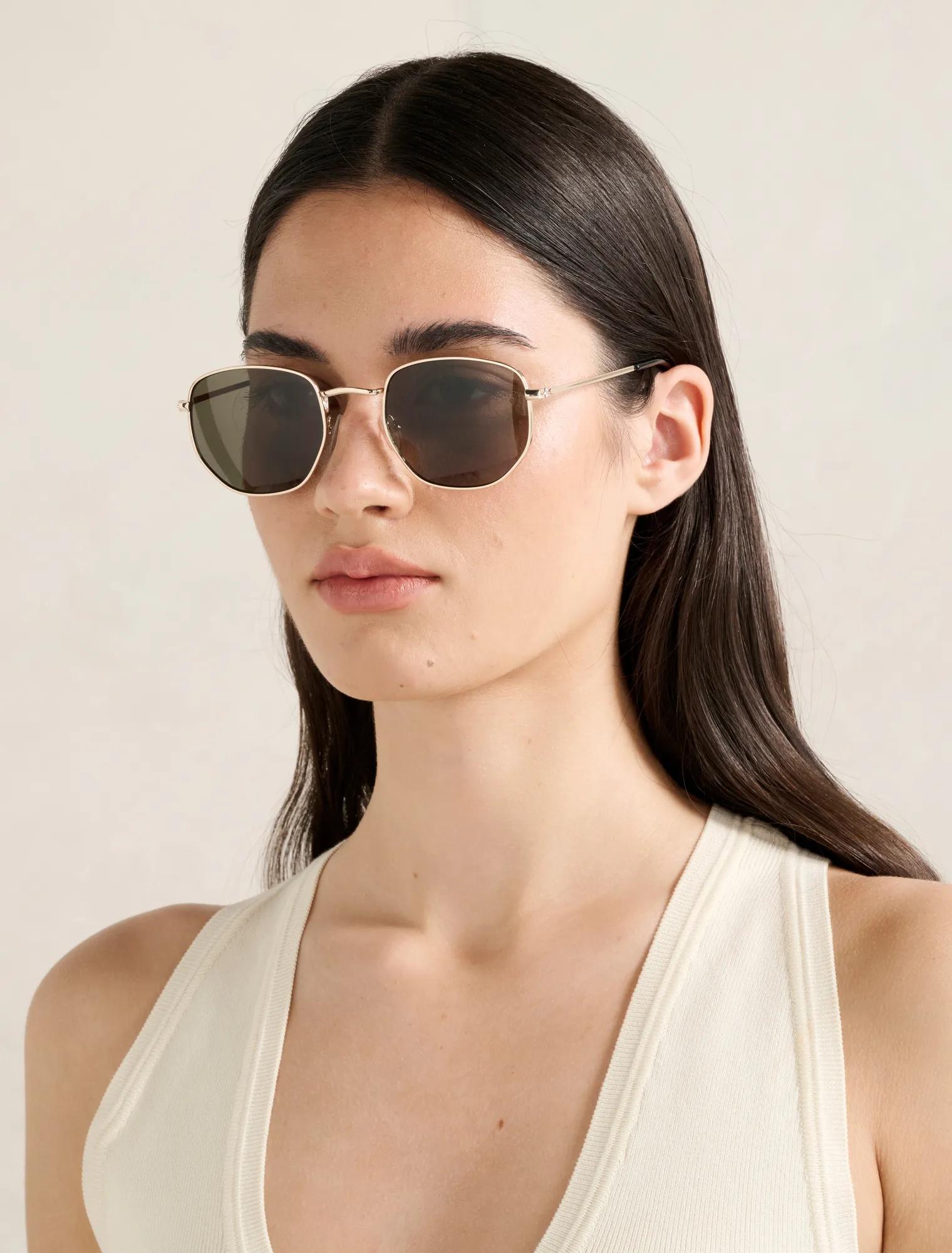 Emma Metal Frame Sunglasses - Womens Sunglasses