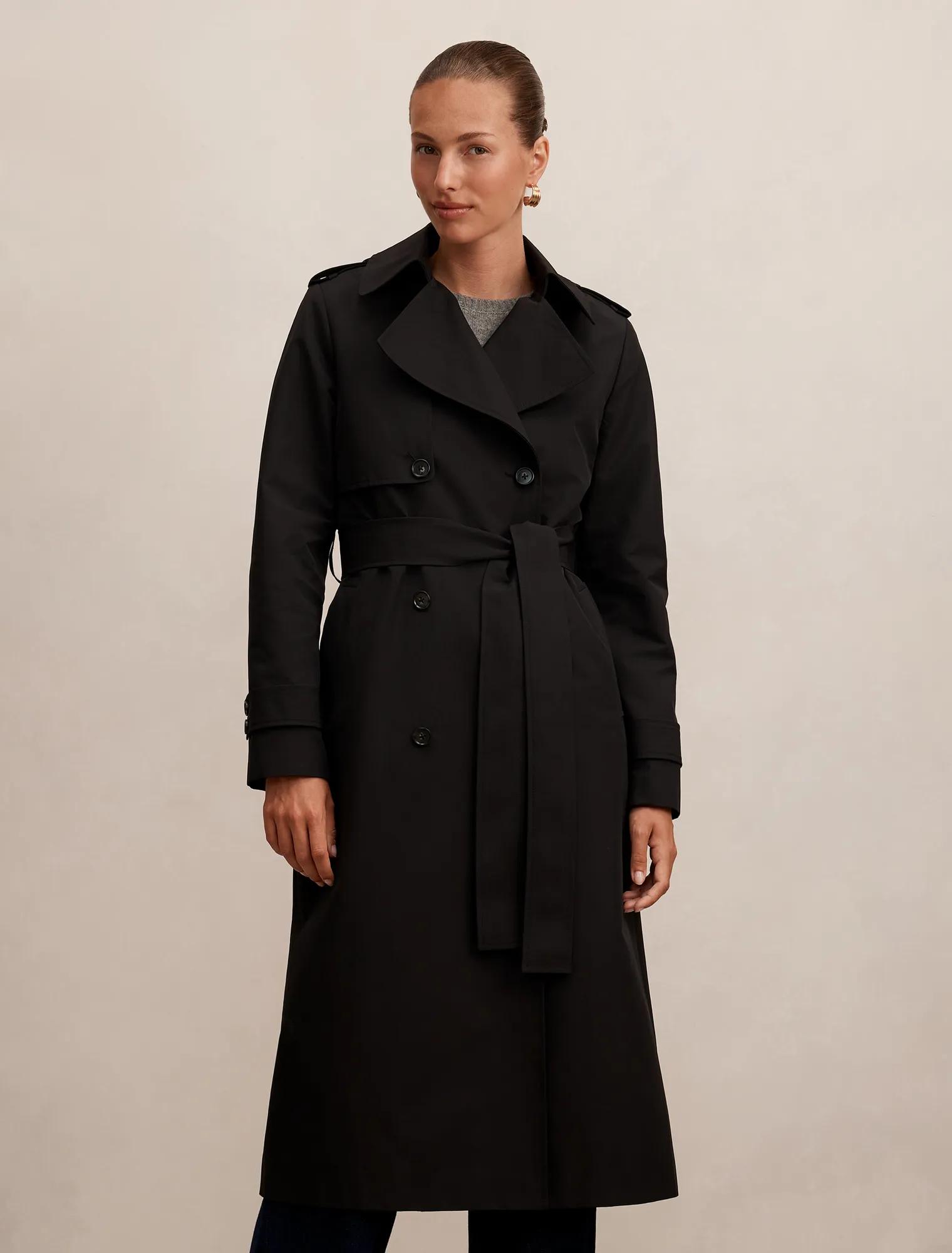 Beige Trench Coat - Ricky Structured - Size 4 to 16 - Womens Coat