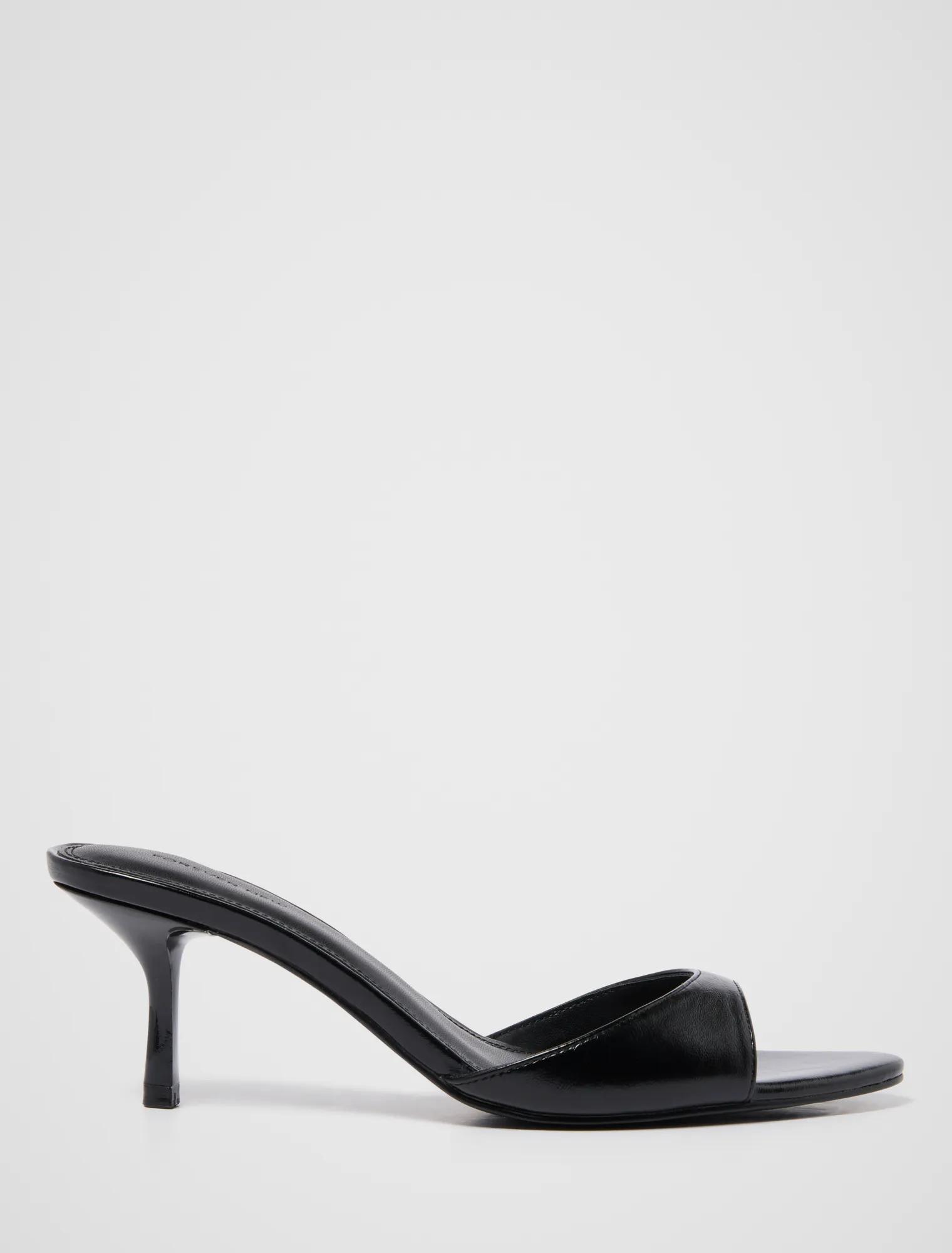 Polly Pointed Toe Mules in Black - Size 36 to 41 - Womens Mules