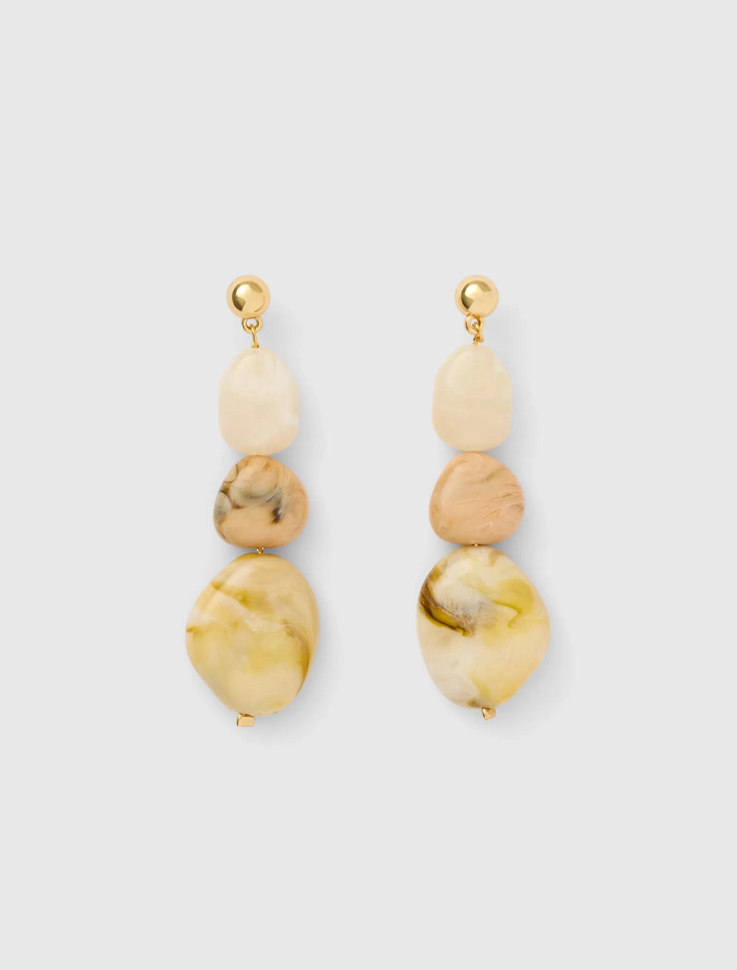 Bree Beaded Drop Earrings in multicolour - Womens Earrings